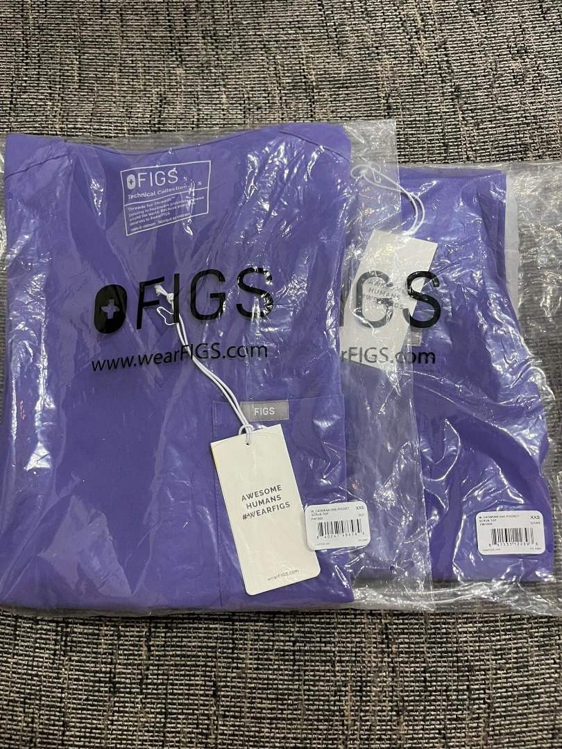 FIGS AMETHYST Catarina Scrub Top and Pants (SET) Small on Carousell