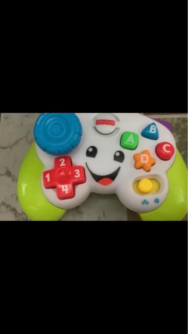 Fisher-Price Pretend Game Controller Baby Toy with Music Lights and ...
