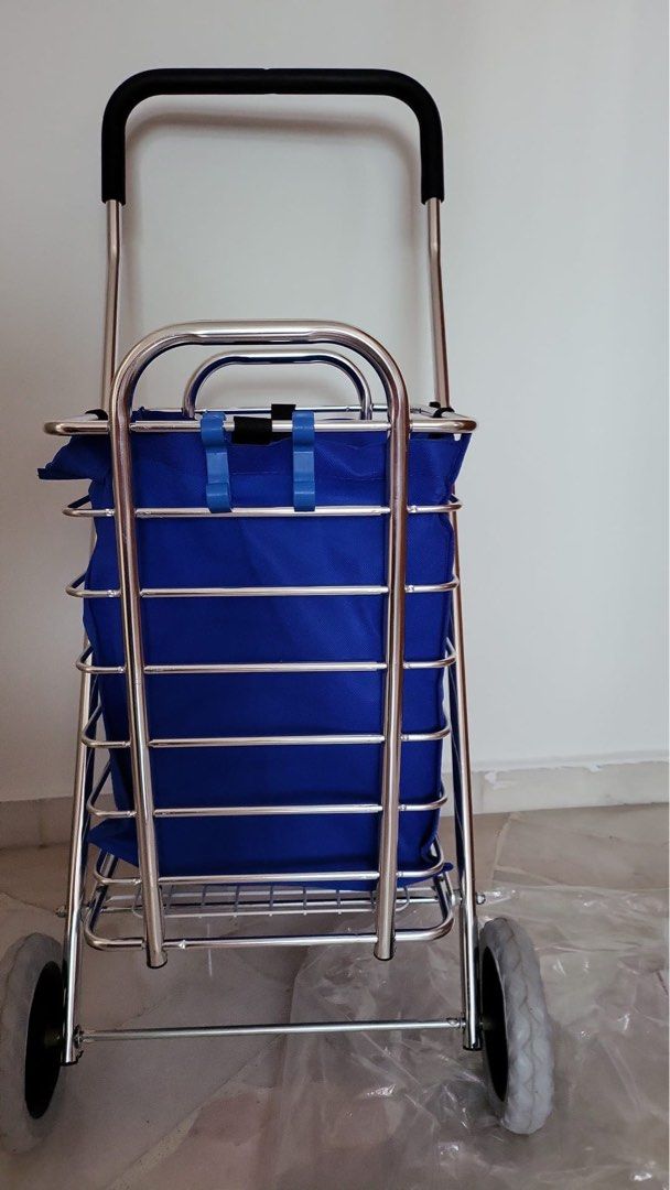 Four-wheel Grocery Foldable Trolley, Furniture & Home Living, Home ...