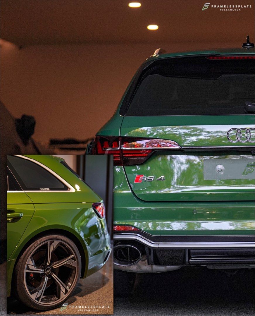 Frameless License Plate Holder, Car Accessories, Car Plates on Carousell