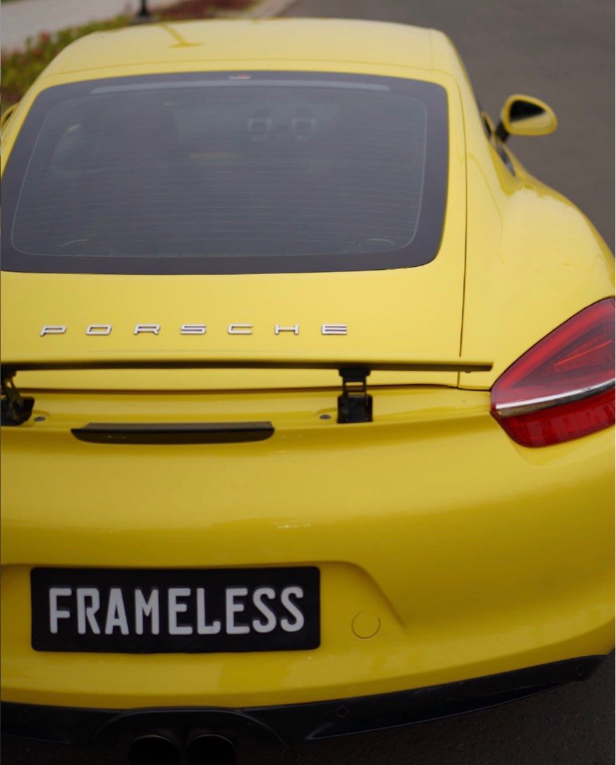 Frameless License Plate Holder, Car Accessories, Car Plates on Carousell