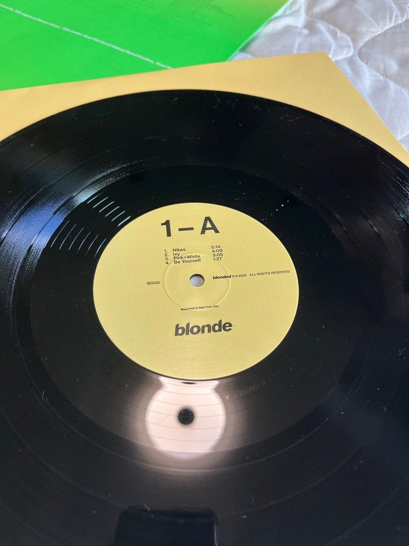 Frank Ocean Blonde Vinyl Record Official Pressing, Hobbies & Toys ...