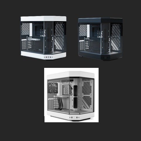 💯 HYTE Y60 SNOW / Y60 BLACK / Y60 WHITE / HIGH AIRFLOW CASING / 3 YEARS ...