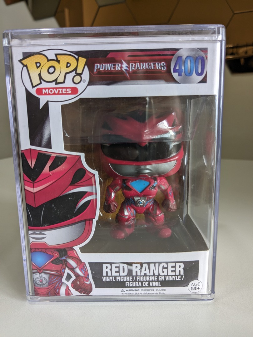Funko POP Movies: Power Rangers Red Ranger Toy Figure on Carousell