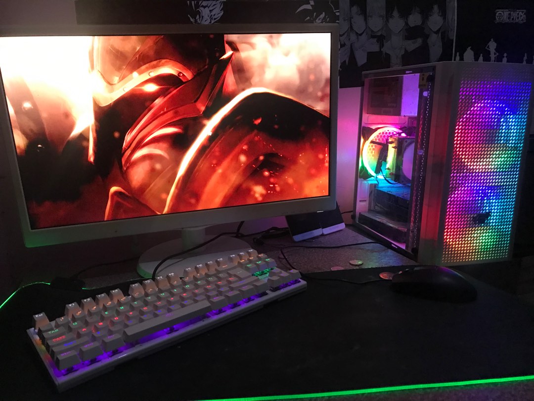 Gaming computer- complete set w/ 24” LED monitor on Carousell