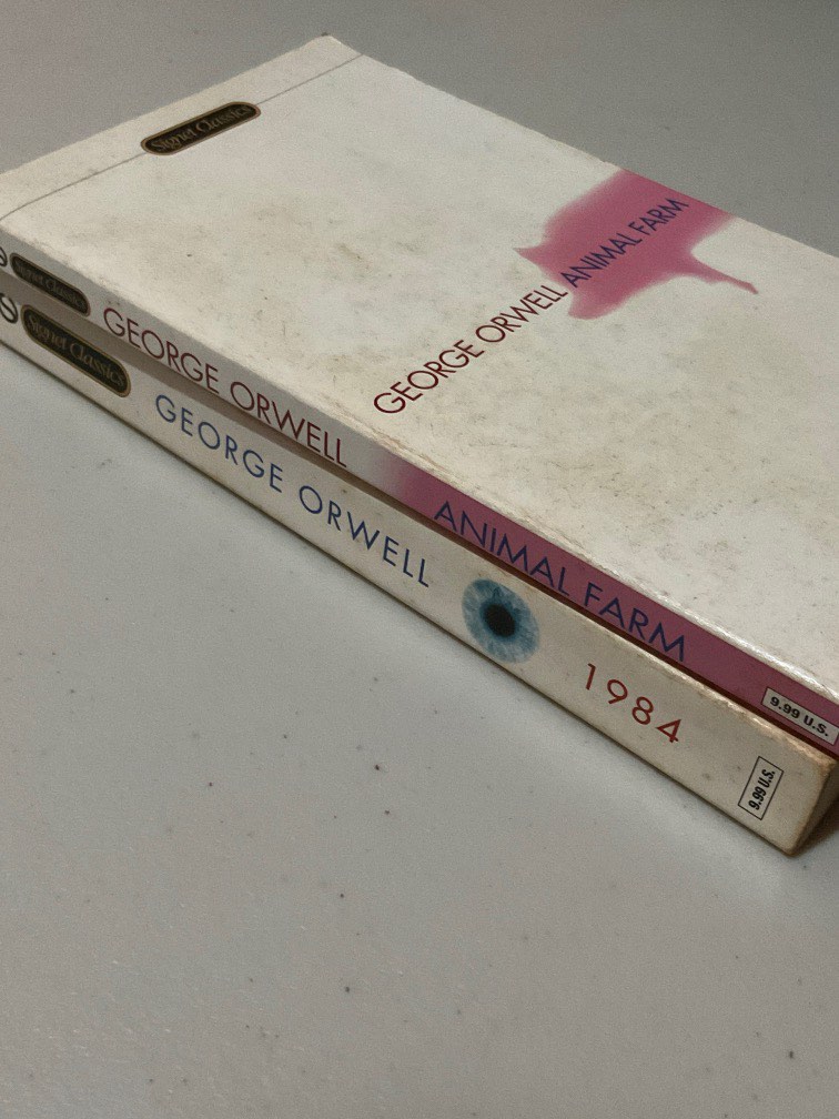 George Orwell 1984 Animal Farm 2 for 200 on Carousell