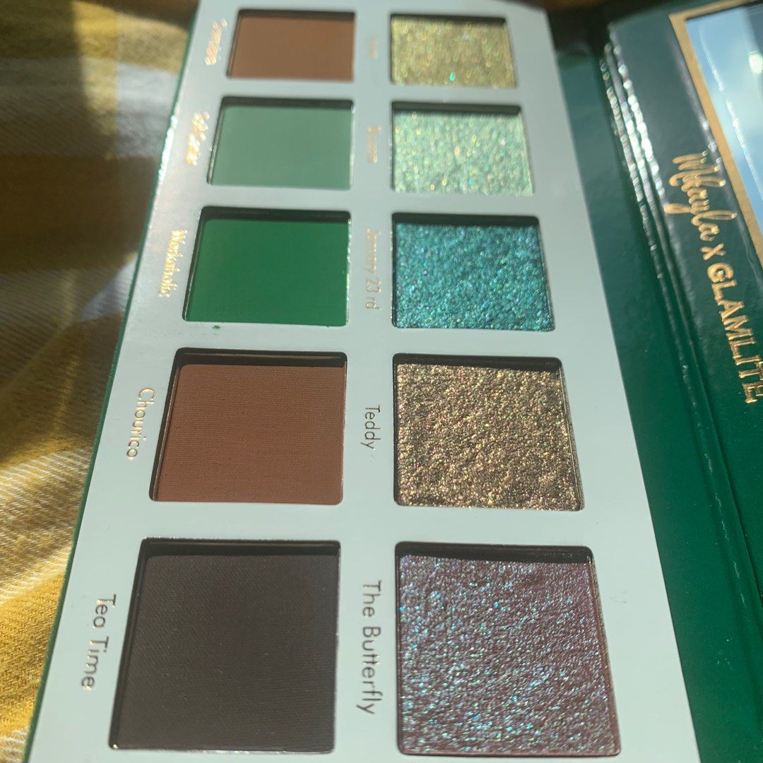 Glamlite Mikayla Paht Two X GLAMLITE 10 Color Eyeshadow Palette, Beauty ...