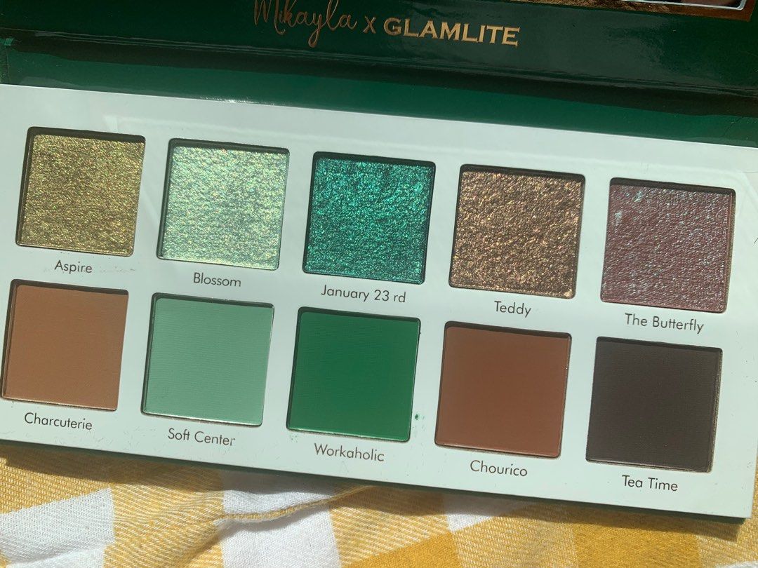 Glamlite Mikayla Paht Two X GLAMLITE 10 Color Eyeshadow Palette, Beauty ...
