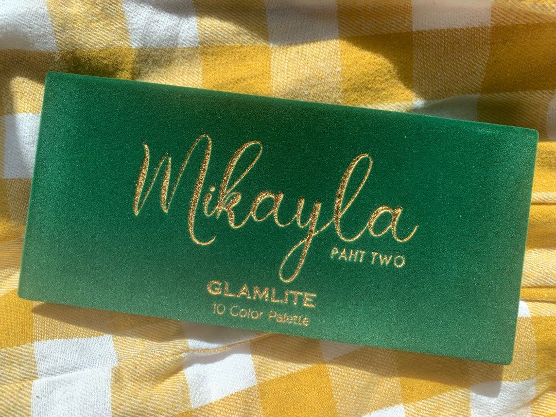 Glamlite Mikayla Paht Two X GLAMLITE 10 Color Eyeshadow Palette, Beauty ...
