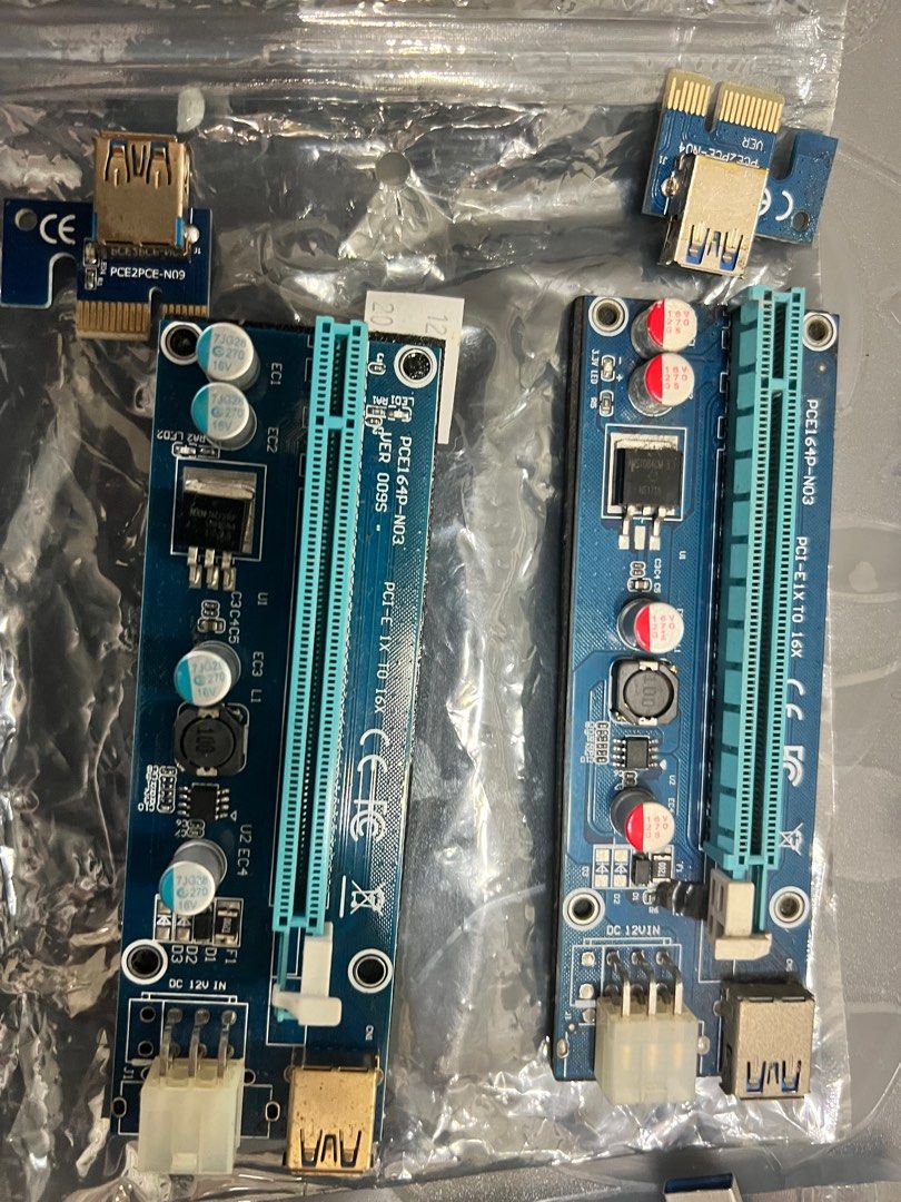 GPu riser cards, Computers & Tech, Parts & Accessories, Computer Parts ...