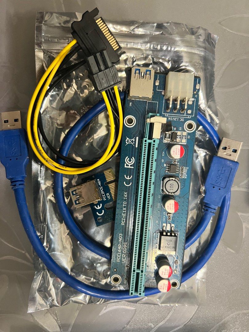 GPu riser cards, Computers & Tech, Parts & Accessories, Computer Parts ...