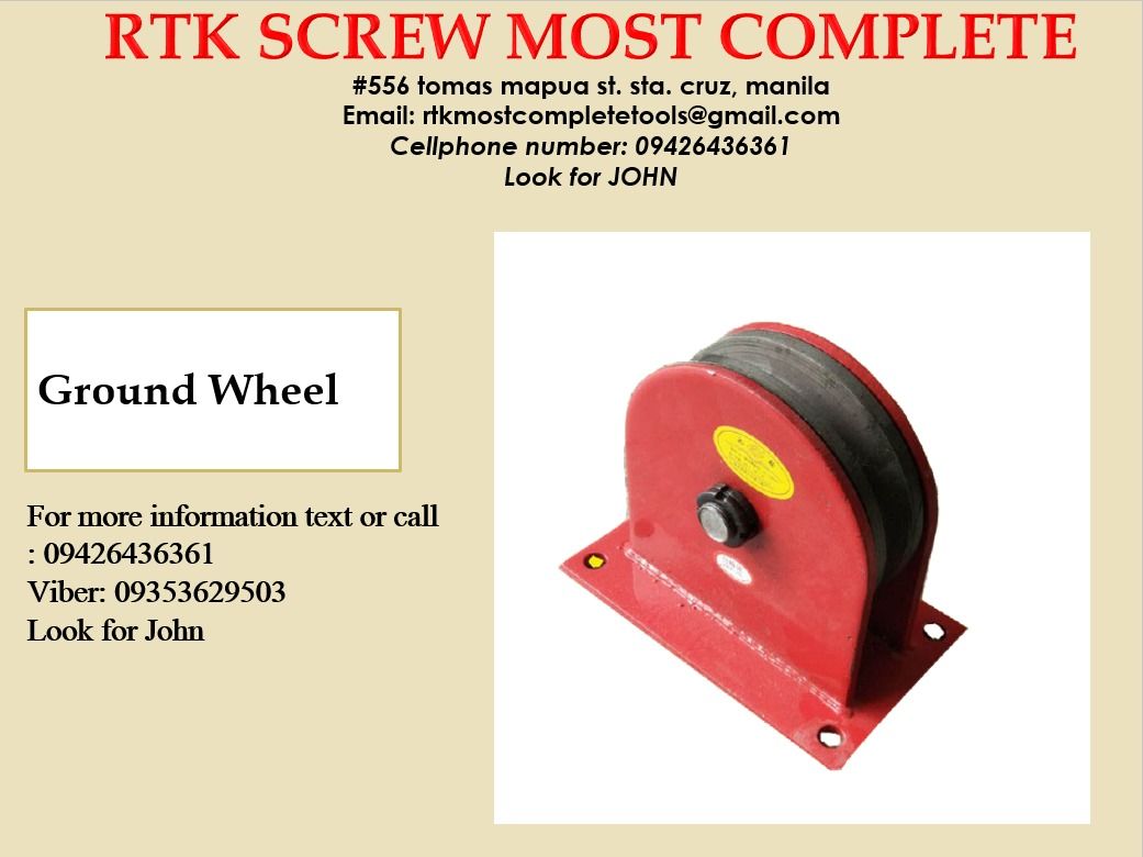 Ground Wheel 2 Tons on Carousell