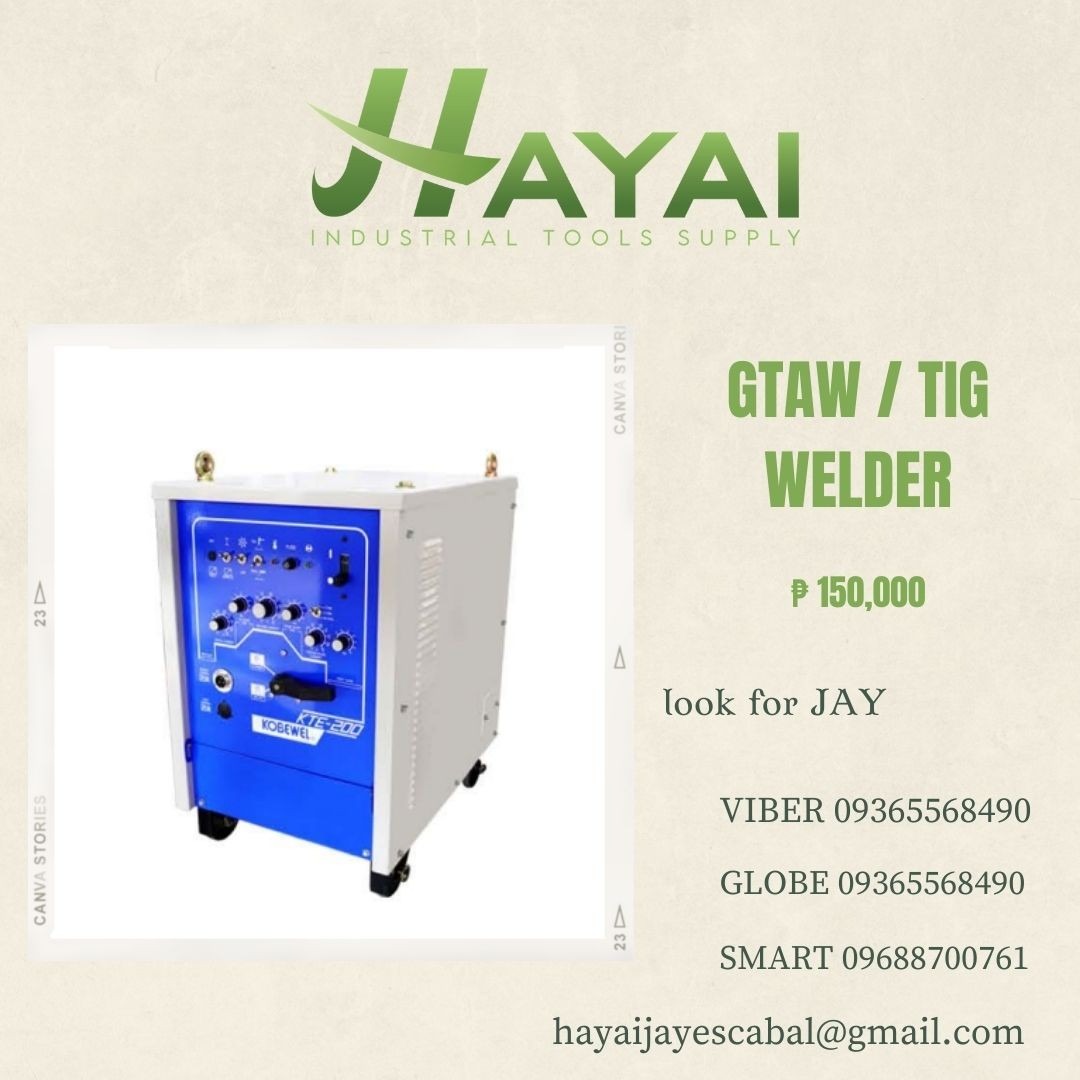 GTAW / TIG WELDER, Commercial & Industrial, Construction Tools & Equipment on Carousell