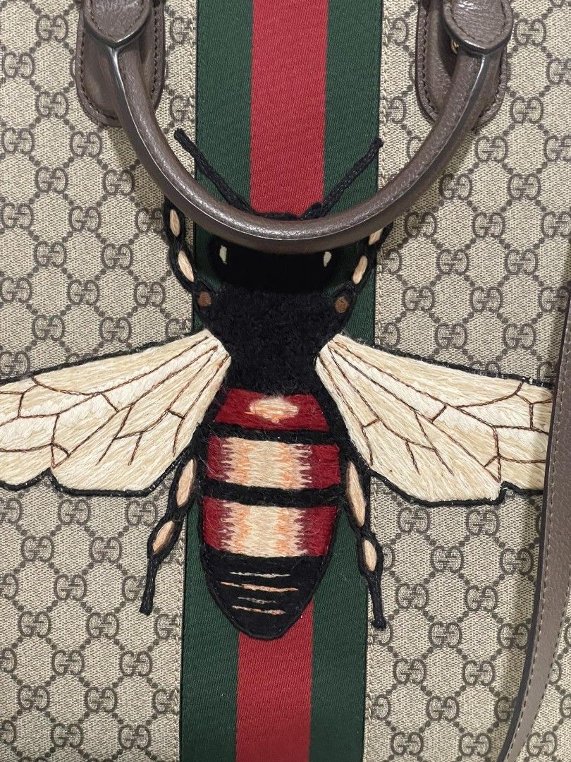 Gucci monogram Animalier Bee tote on Carousell