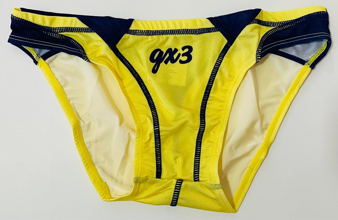 GX3 splash skin Cool color bikini underwear - yellow/navy, Men's ...