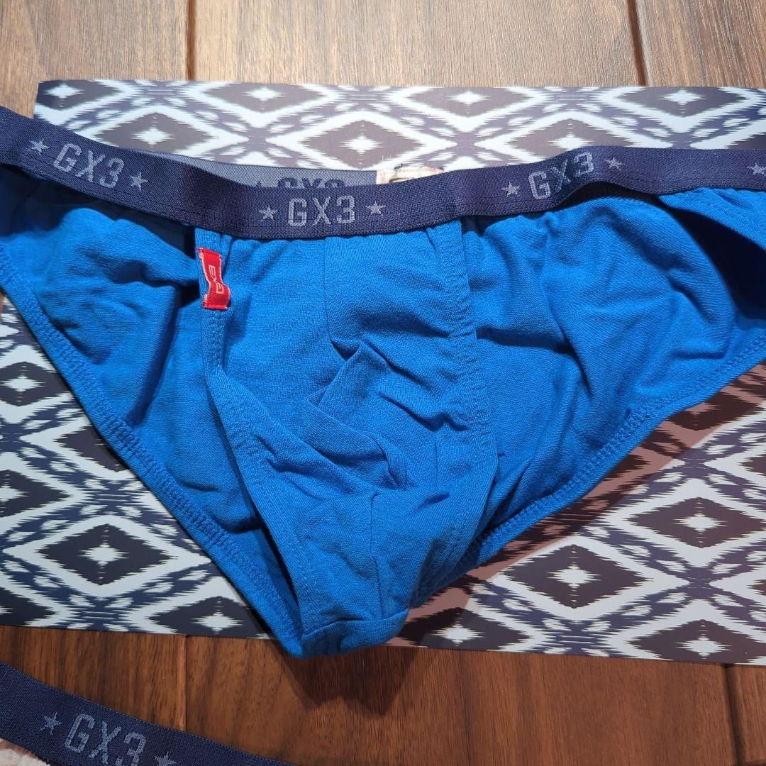 GX3 The cotton micro bikini (M and L size) - Blue and White, Men's Fashion, Bottoms, New ...