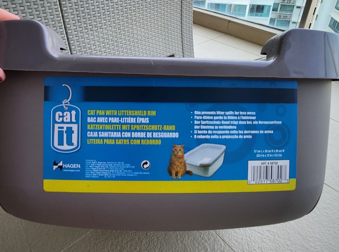 Hagen Cat Litter Box, Pet Supplies, Homes & Other Pet Accessories on ...