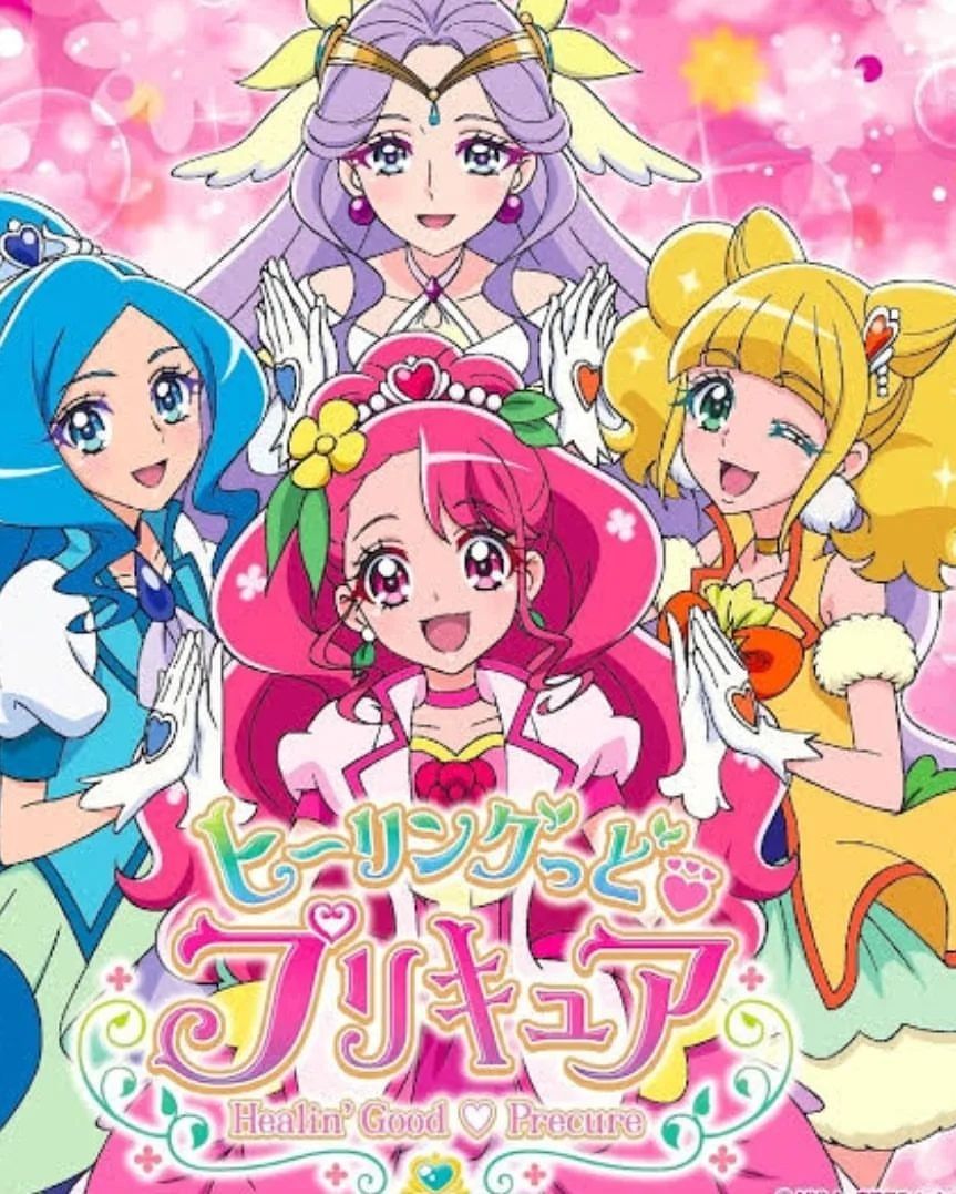 Healin' Good Pretty Cure Official Anime Tee Kaos Original Second Merch ...