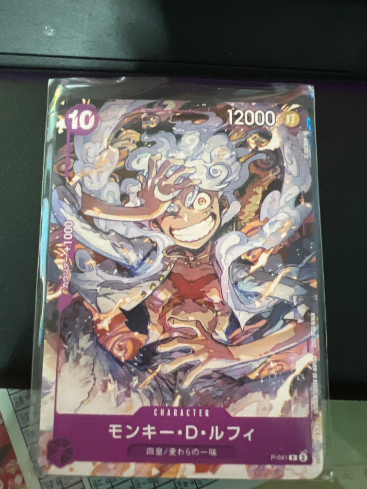 Gear 5 Luffy Promo VERY RARE, Hobbies & Toys, Toys & Games on Carousell