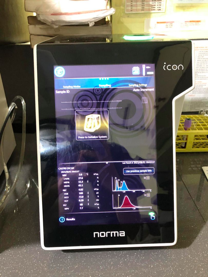 Hematology Analyzer - Norma Icon-3 on Carousell