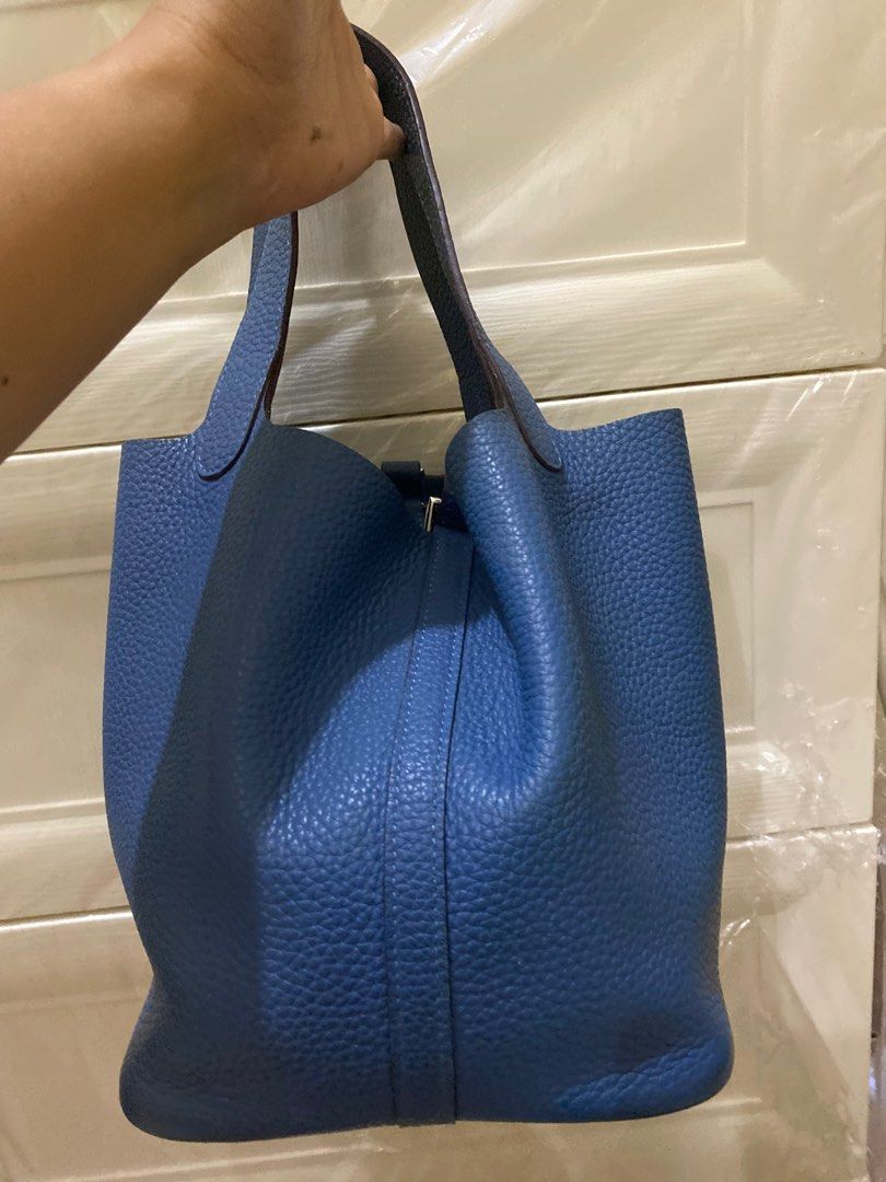 Hermes Picotin lengkap stamp, Barang Mewah, Tas & Dompet di Carousell