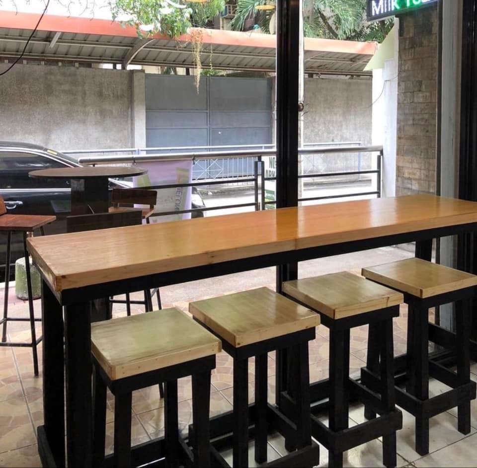 High Table and High Chairs, Furniture & Home Living, Furniture, Tables ...