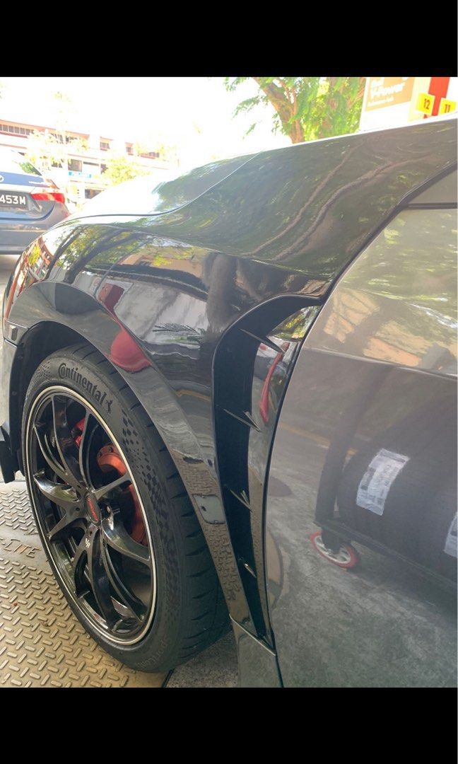 Honda Civic FC FC1 FC5 FK4 FK7 wide fender / Rear wheel ARC carbon material Type r FK8 design ...