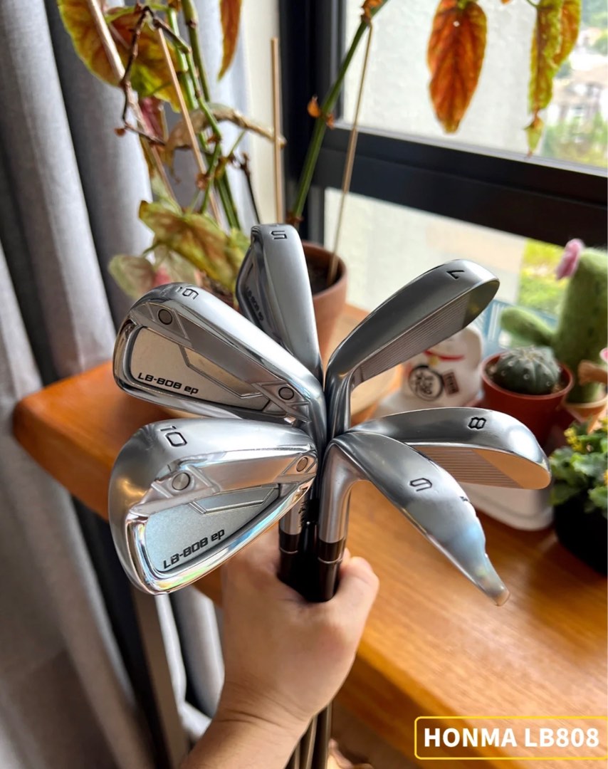 Honma LB808 Ep Iron Set - i5-10, Sports Equipment, Sports & Games, Golf ...