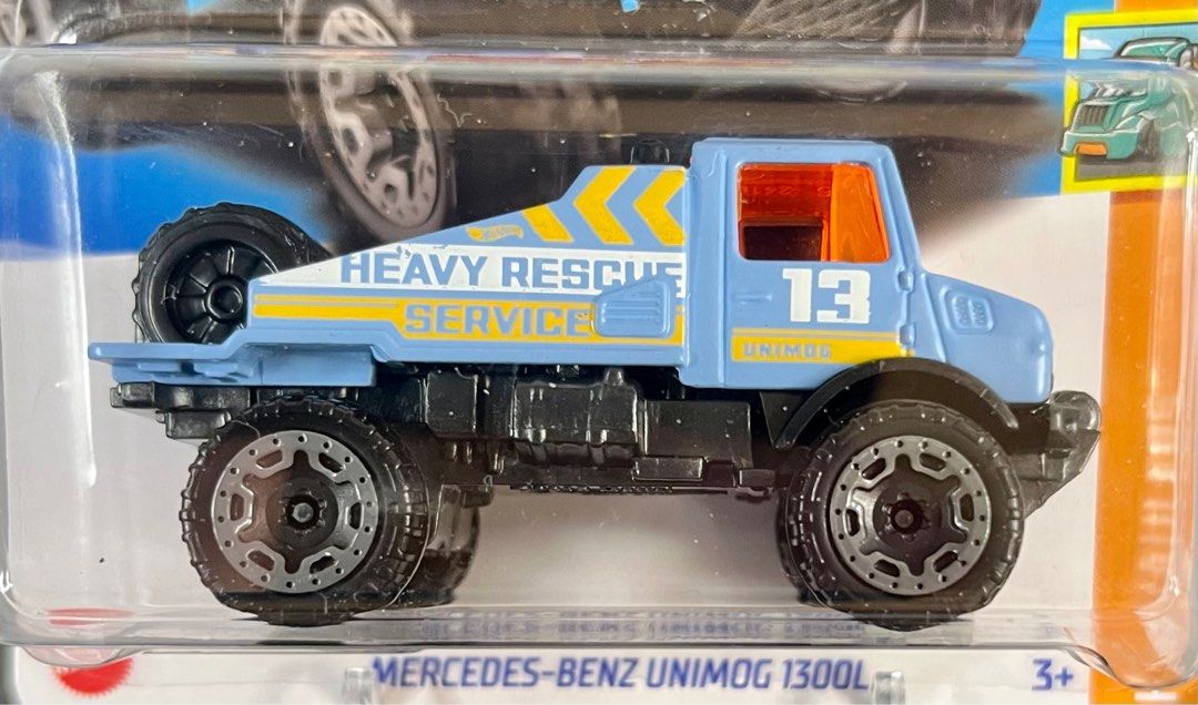 Hot Wheels Mercedes Benz Unimog 1300L (HW Haulers) 1:64 Scale Diecast ...