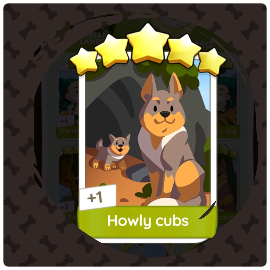 HOWLY CUBS FIVE STAR MONOPOLY GO AND OTHER STICKERS, Hobbies & Toys ...