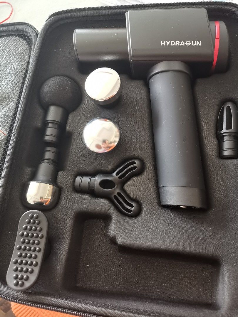 Hydragun Massage Gun, Health & Nutrition, Massage Devices on Carousell