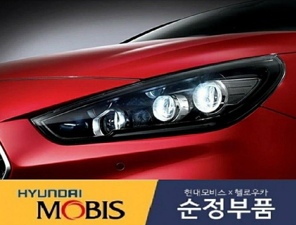 Hyundai I30 pd N line sport original headlight with additional harness ...