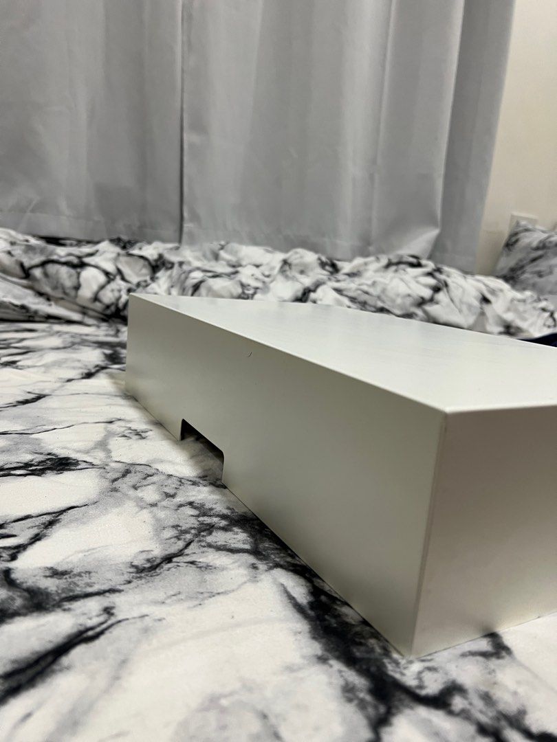 IKEA Monitor Stand with Drawer (Elloven) on Carousell