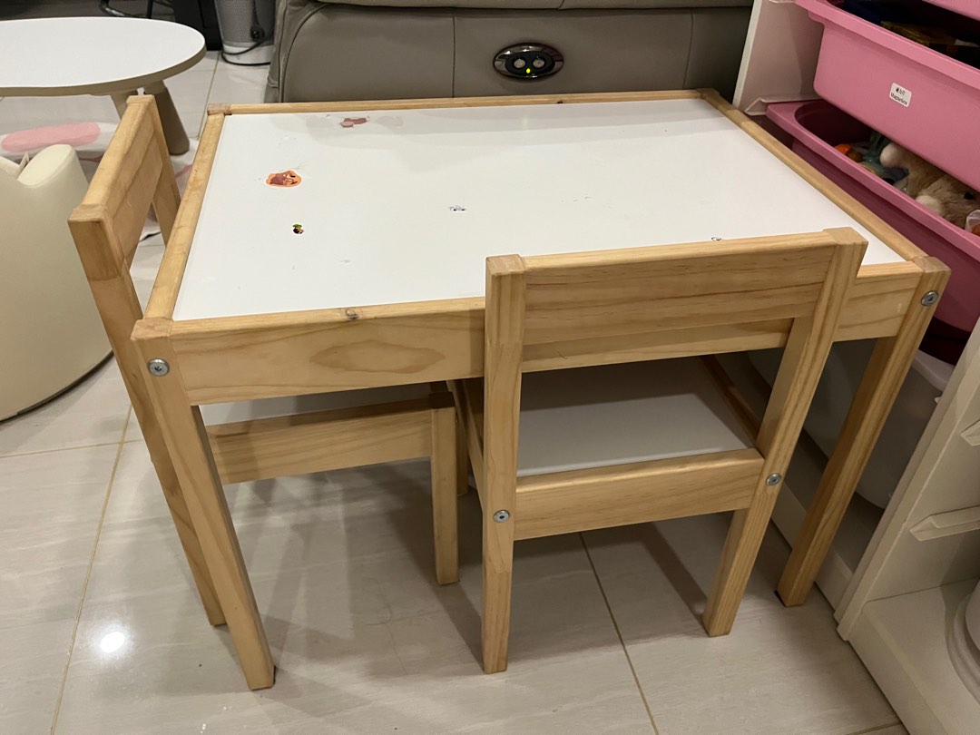IKEA Table and chair baby, Babies & Kids, Baby Nursery & Kids Furniture ...