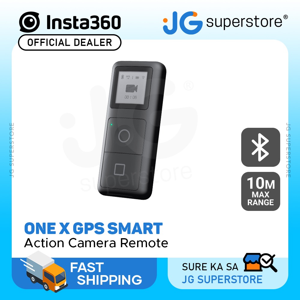 Insta360 GPS Smart Remote Control with Bluetooth 10m Range and Wrist ...