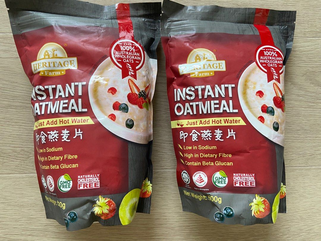 Instant oatmeal 500g, Food & Drinks, Packaged & Instant Food on Carousell