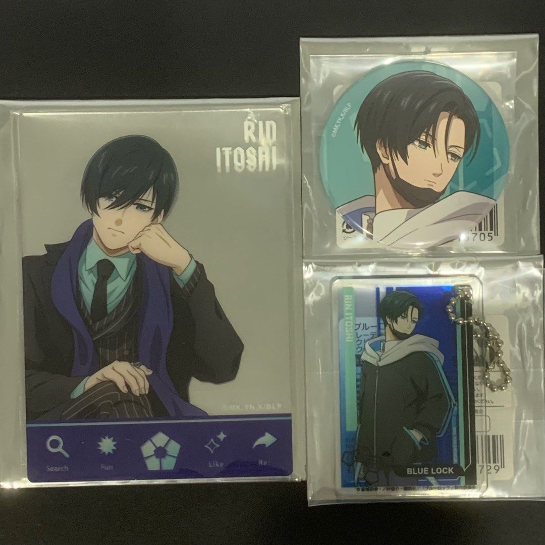 [instock] bluelock itoshi rin merch, Hobbies & Toys, Memorabilia ...