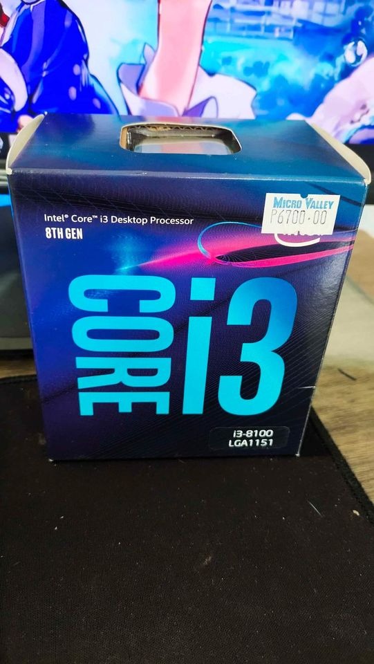 Intel i3-8100 8th Gen Processor (w/ box and HSF), Computers & Tech ...