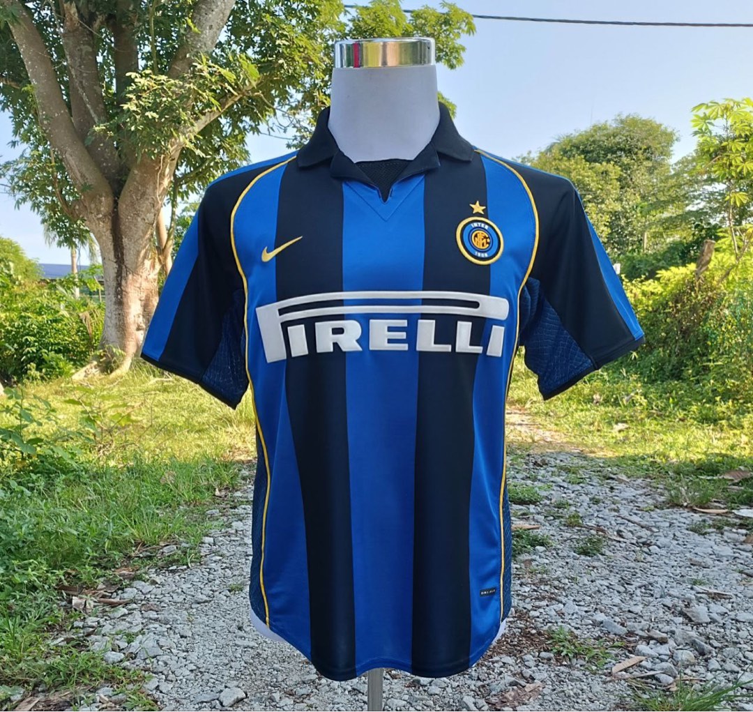 Inter Milan Home 2001 soccer/football jersey/kit rare/retro/vintage ...