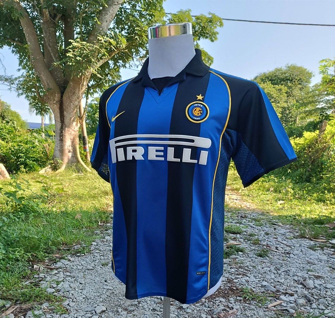 Inter Milan Home 2001 soccer/football jersey/kit rare/retro/vintage ...