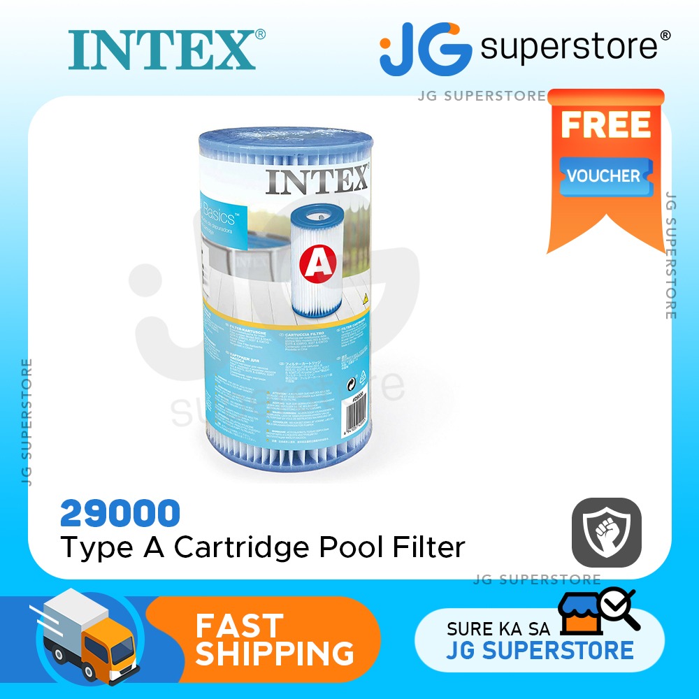 Intex 29000 Swimming Pool Type A Replacement Cartridge Filter for C530 ...