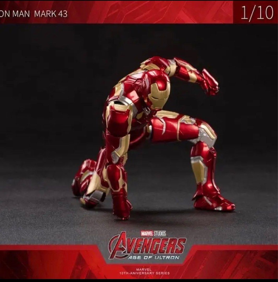 Iron man mark 43 action figure (18cm), Announcements on Carousell