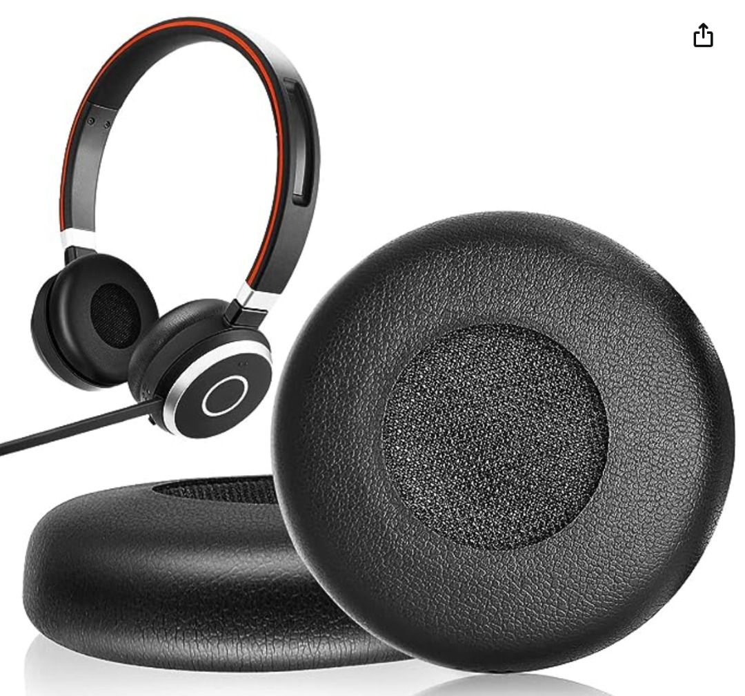Jabra Evolve Ear Cushions (Evolve 20SE/30/30II/40/65/65SE), Audio ...
