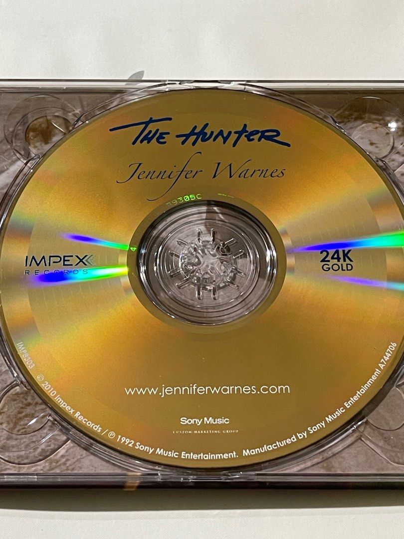 Jennifer Warnes The Hunter 24 K Gold Special Edition Impex Records ...