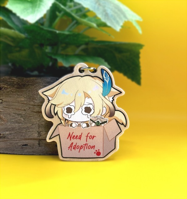 Kaveh Wooden Keychain - Genshin Impact Merch, Hobbies & Toys ...