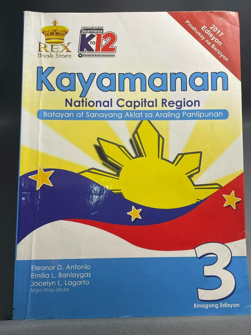 Kayamanan National Capital Region 3 : Batayan at Sanayang Aklat sa ...