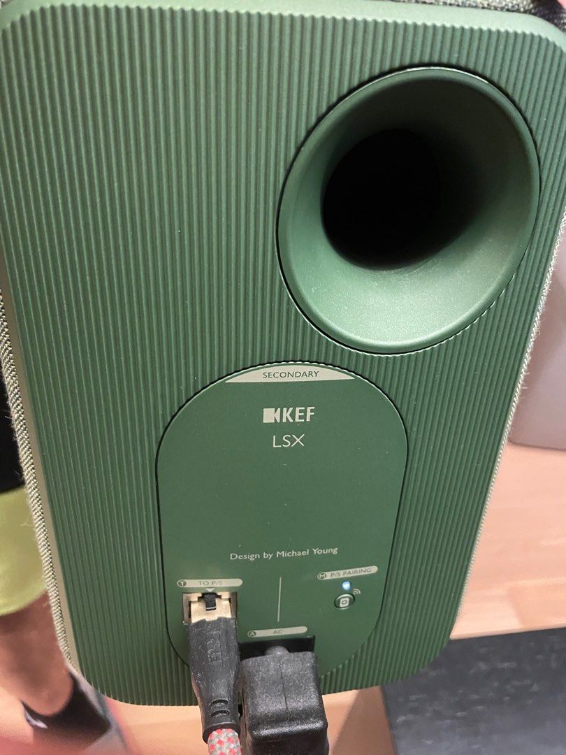 KEF LSX Green 99% new 連 stand 有單 (不議價）, 音響器材, Soundbar、揚聲器、藍牙喇叭、耳擴 ...