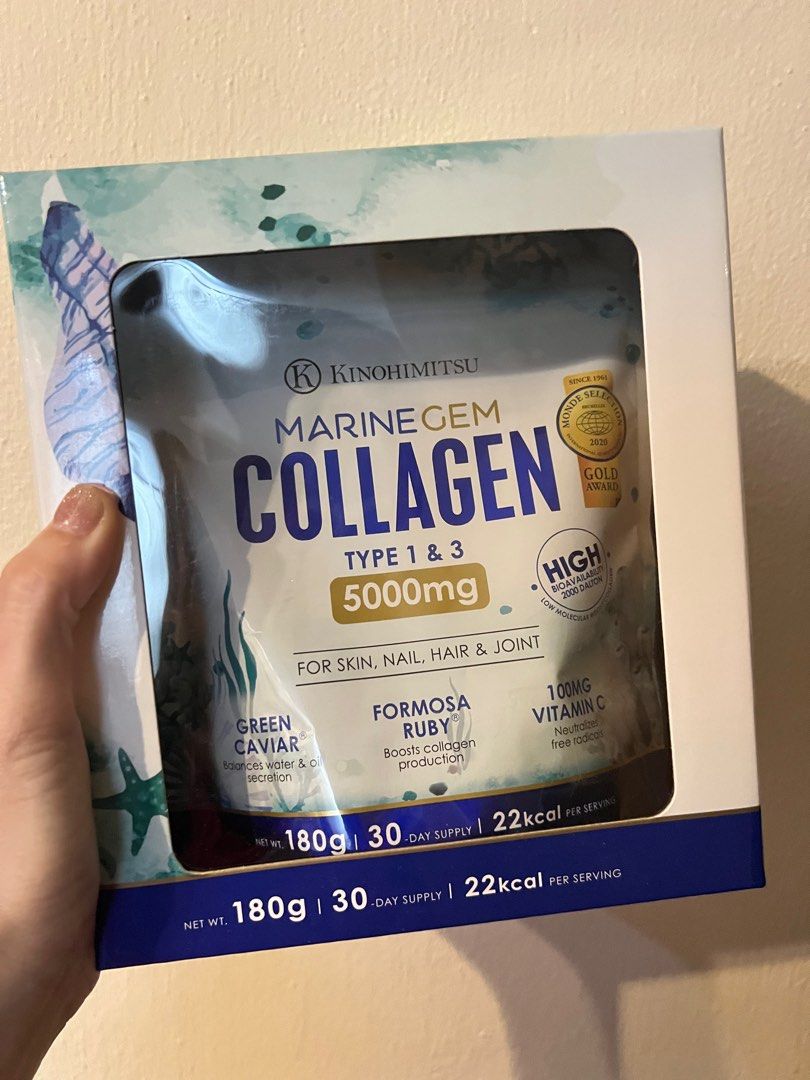 Kinohimitsu collagen powder ( marine gem | type 1 & 3 collagen | skin ...