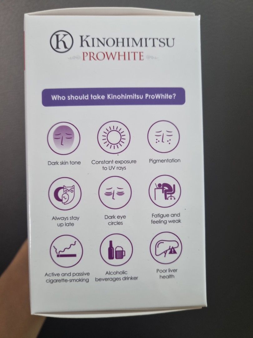 Kinohimitsu prowhite, Health & Nutrition, Health Supplements, Vitamins ...