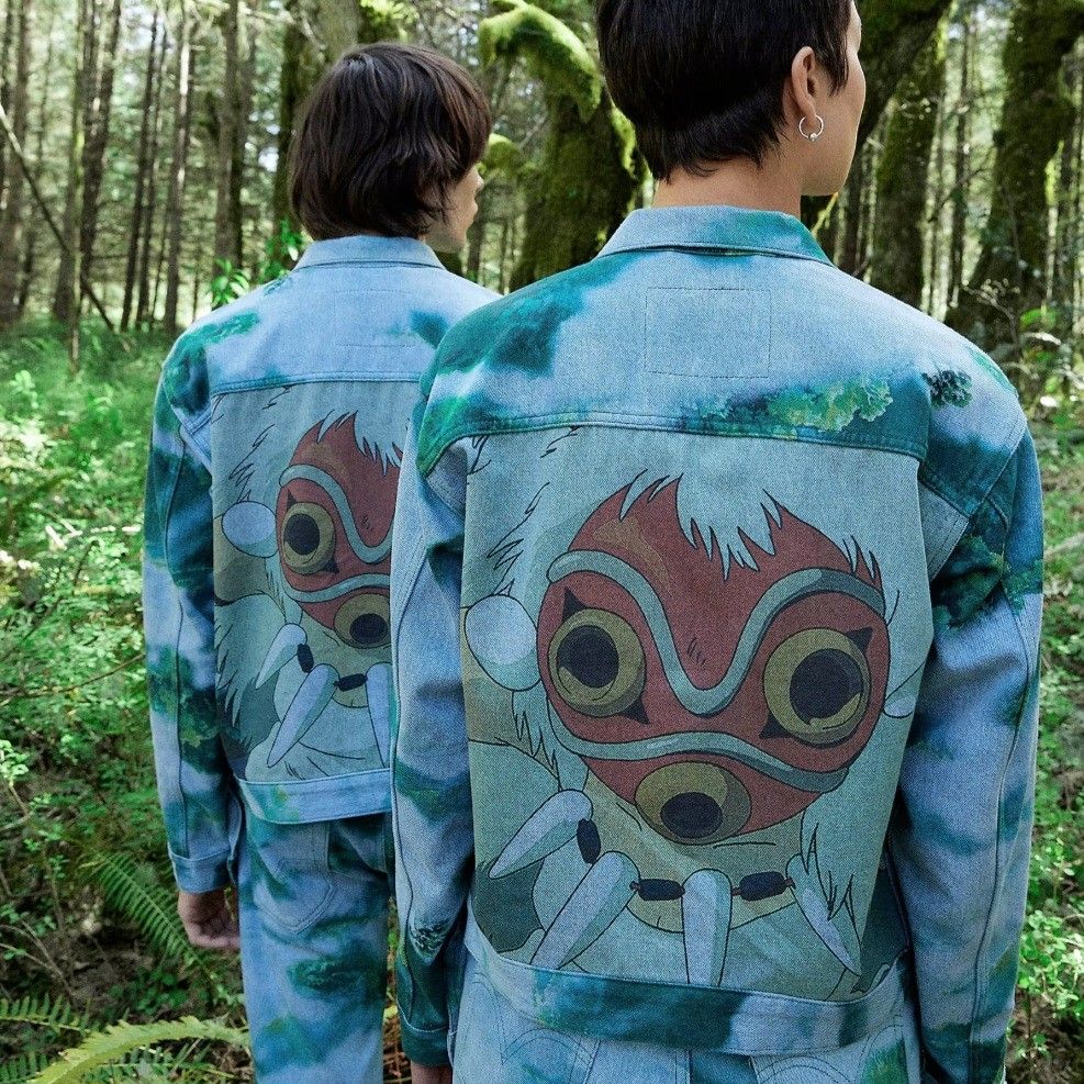 LEVI'S × PRINCESS MONONOKE DENIM JACKET, Women's Fashion, Coats ...